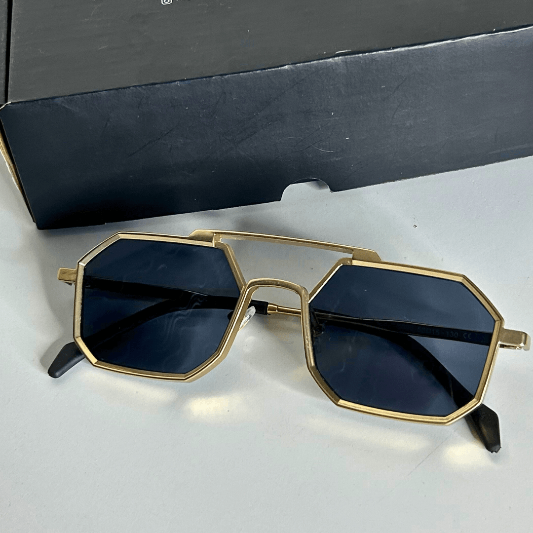 Gold Metal Aviator Sunglasses – RawBare
